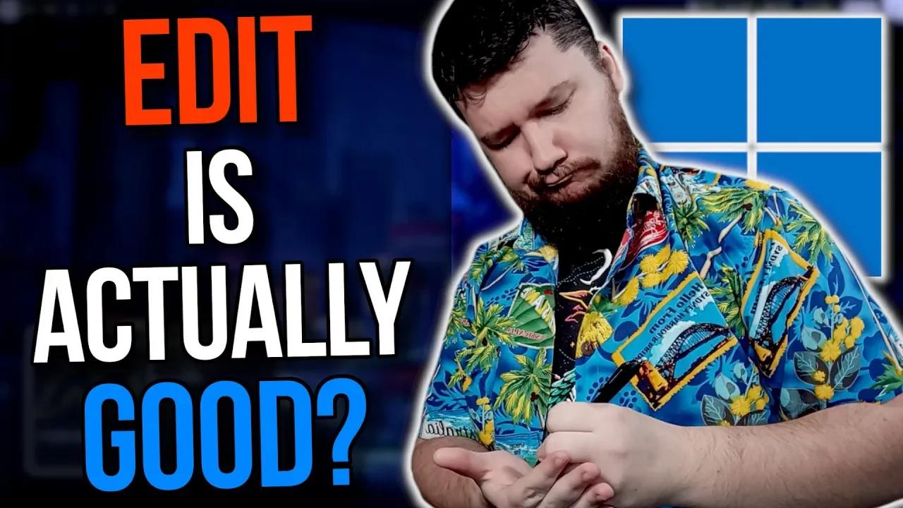 Microsoft New Terminal Text Editor Is Good??