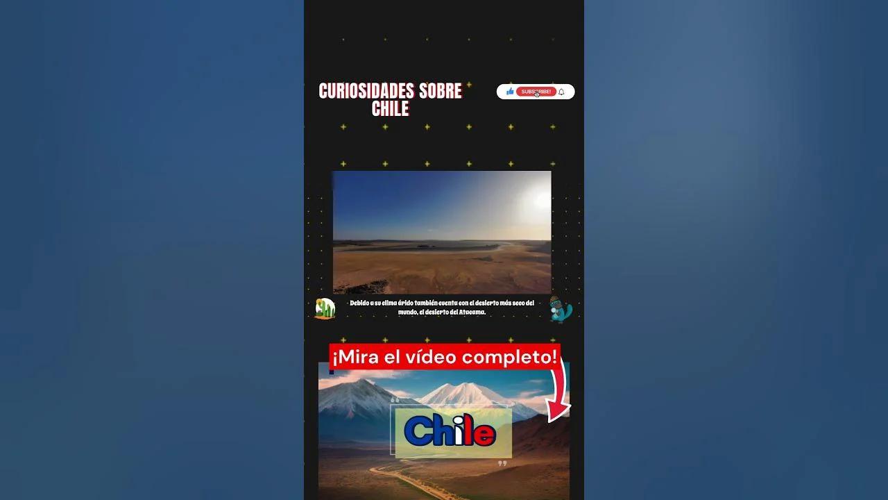 Datos interesantes sobre Chile Parte 5 #curiosidades #datosinteresantes ...