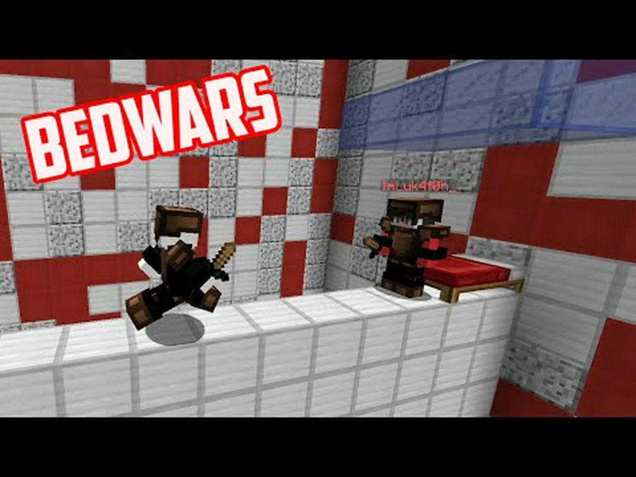 Minecraft Bedwars PERO en SOLO UNA LÍNEA💥 BEDWARS 1 VS 1 ONE LINE