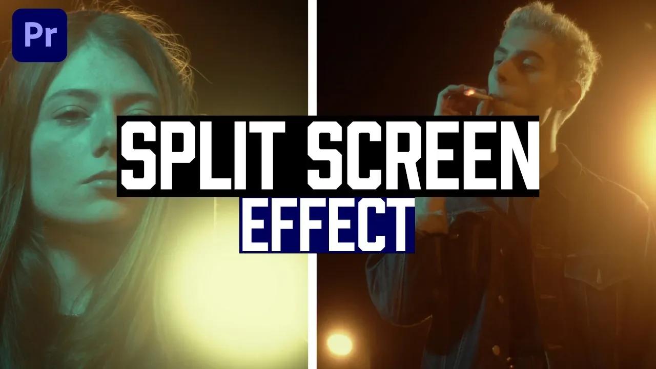 How To Make A SPLIT SCREEN EFFECT In Premiere Pro