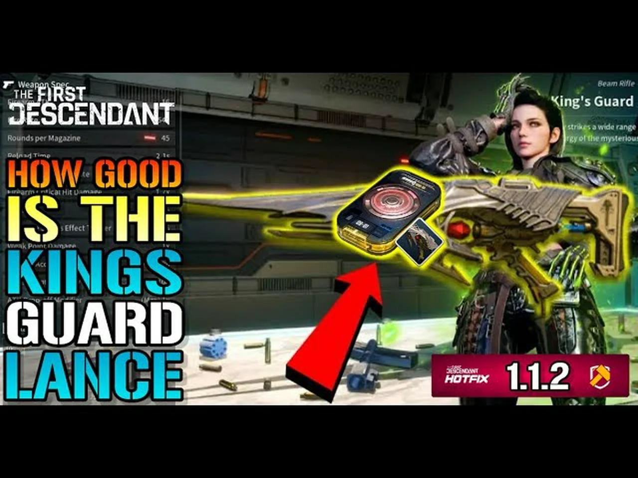 The First Descendant: Kings Guard Lance Is A BEAST! How Good Is It ...