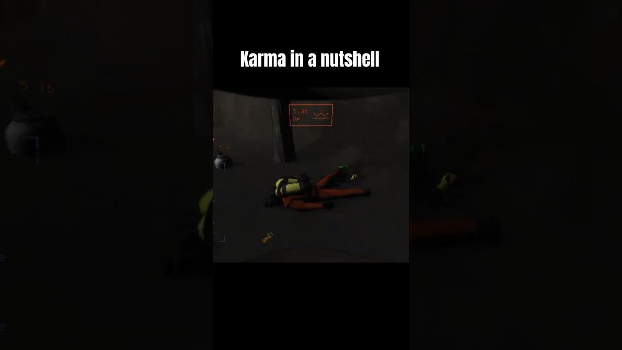 Karma in a nutshell #lethalcompanygame #shorts #memes
