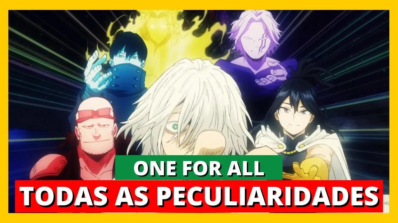 Explicando tudo Sobre One for All - Boku no Hero Academia