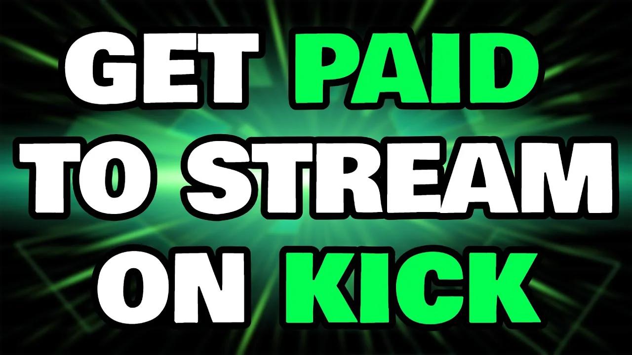 How To Get PAID To Stream on Kick! ♡ Kick Creator Incentive Program Launch
