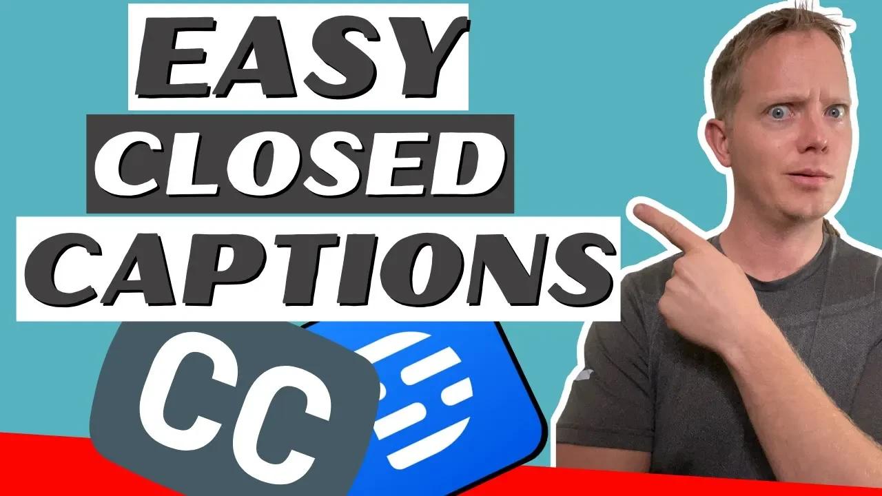 How To Create Closed Captions With Descript For YouTube Videos | EASY HACK
