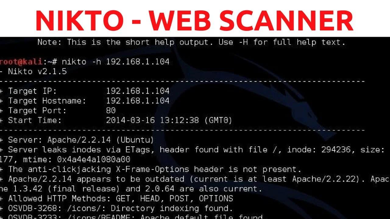 Nikto Web Vulnerability Scanner - Web Penetration Testing - #1