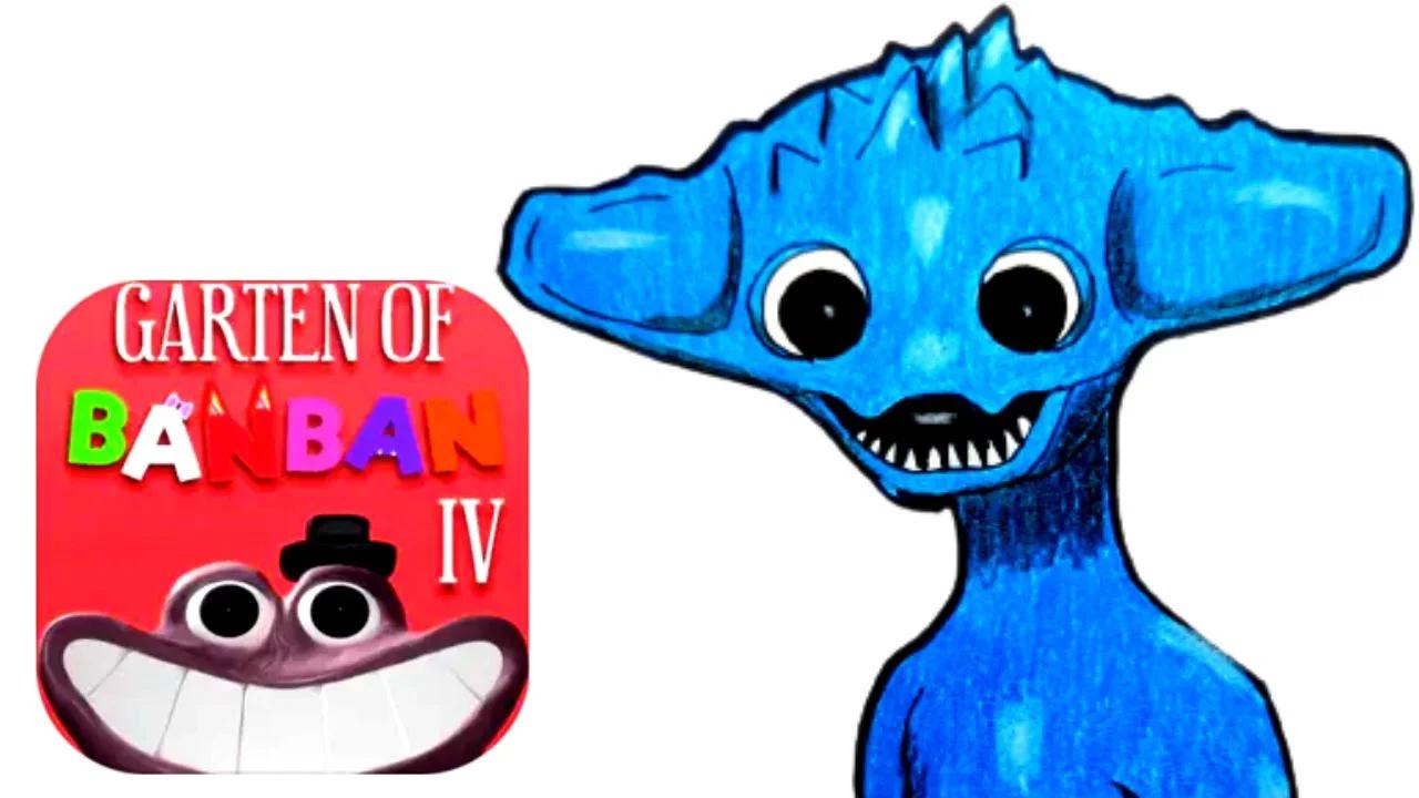 Cómo DIBUJAR a😱SMILEY MILEY de GARTEN of BANBAN 4 / How to DRAW SMILEY ...