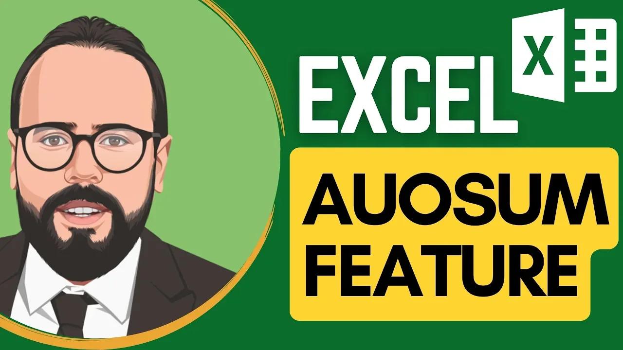 How to use the AutoSum feature in Excel | Excel Practice Case #01 إتعلم حيل إكسل مع دكسلو