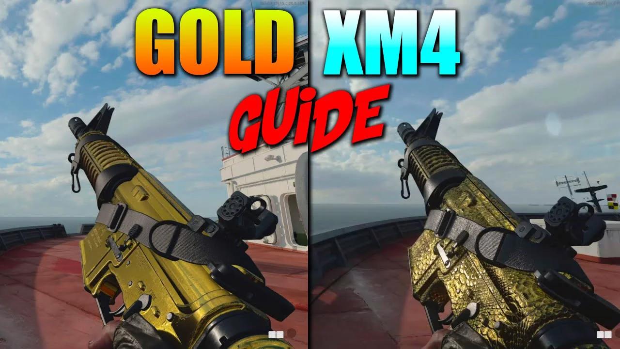How to get the XM4 Gold in Black Ops Cold War