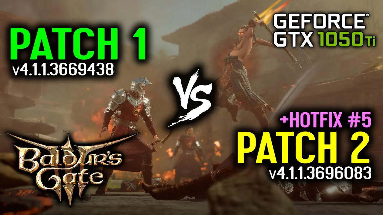 Baldur's Gate 3 - Update Patch 1 vs Patch 2 +Hotfix #5 | BG 3 - v4.1.1. ...