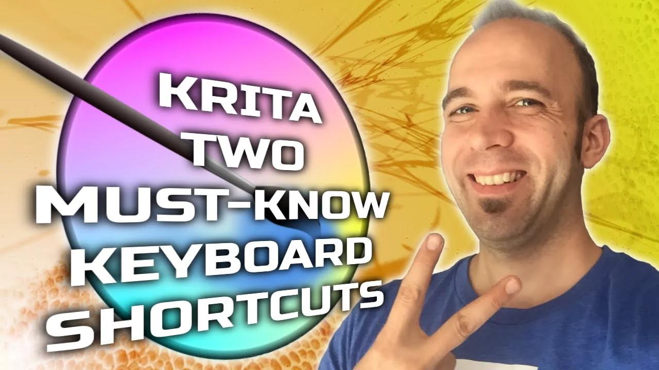 Krita - Two Must-Know Keyboard Shortcuts
