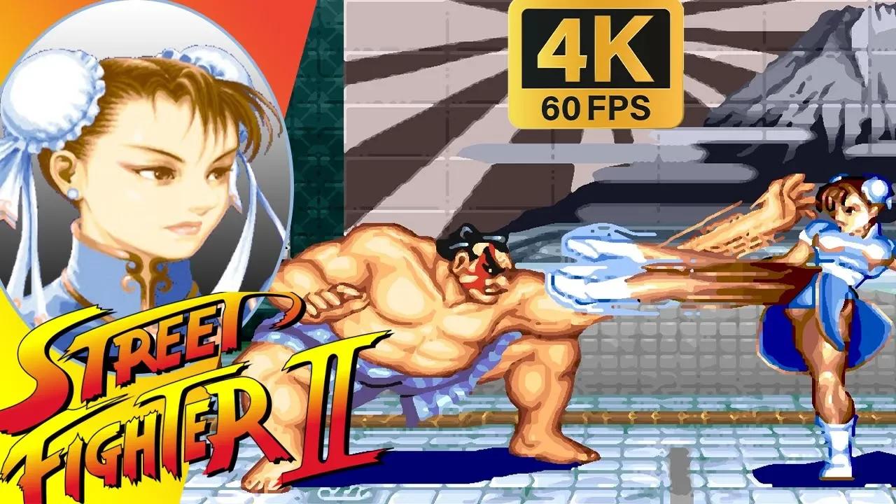 Street Fighter II - Chun-Li (Arcade / 1991) 4K 60FPS