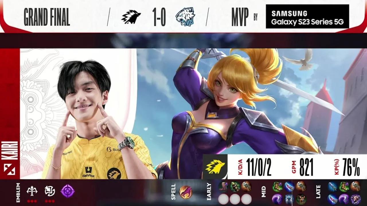 EVOS LEGENDS VS ONIC GAME 1 GRAND FINAL MPL ID SEASON 11 | MOBILE LEGENDS INDONESIA