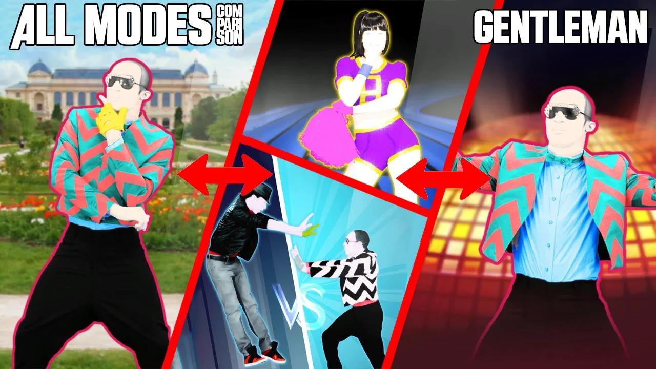 JUST DANCE COMPARISON - GENTLEMAN [ALL MODES]