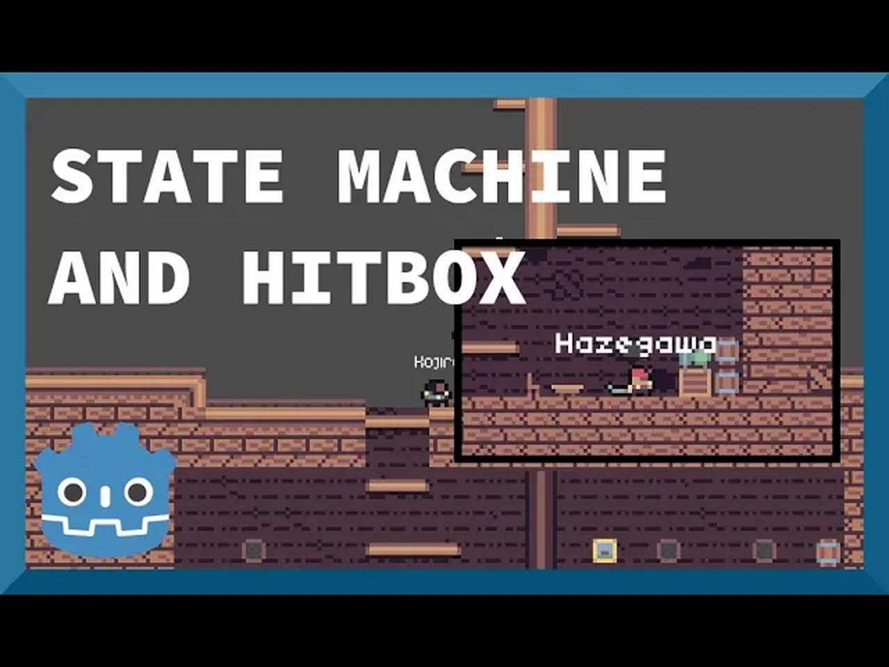 Let's Make A Godot Multiplayer Game #2: State Machine and Hitbox