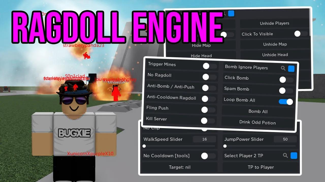 ROBLOX RAGODOLL ENGINE HACK | OP FE TROLLING SCRIPT WORKING