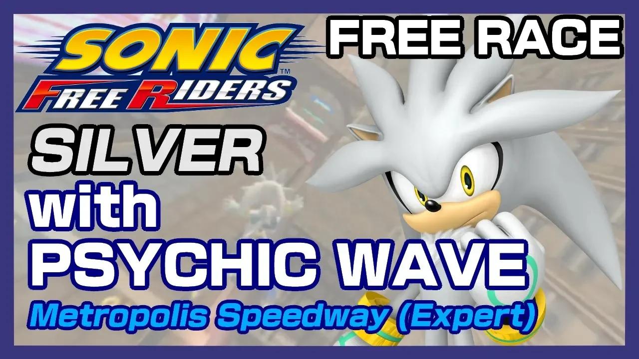 Sonic Free Riders (No Kinect Patch) Silver with Psychic Wave on ...