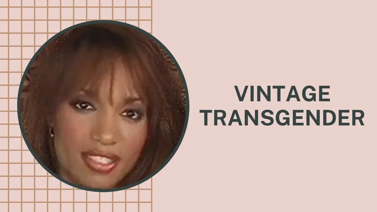 Trans Beauty Portrait - Vintage Transgender - LGBT