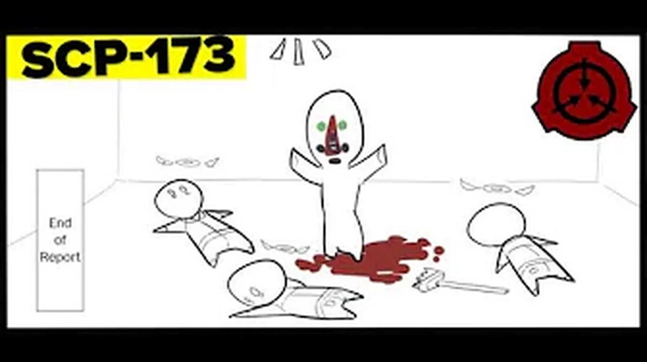 Oversimplified SCP-173 The Sculpture (SCP Comic Dub) (SCP Foundation Comic)
