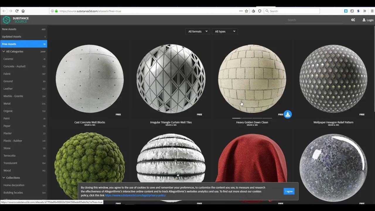 SUBSTANCE SOURCE TEXTURES FOR ARTISTS/ARCHITECTS! (NEW)