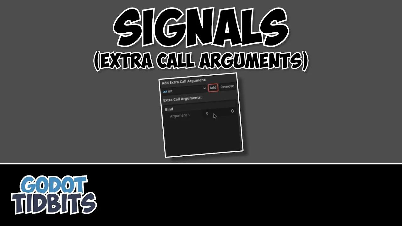 How to Use Signals in Godot 4 - Extra Call Arguments