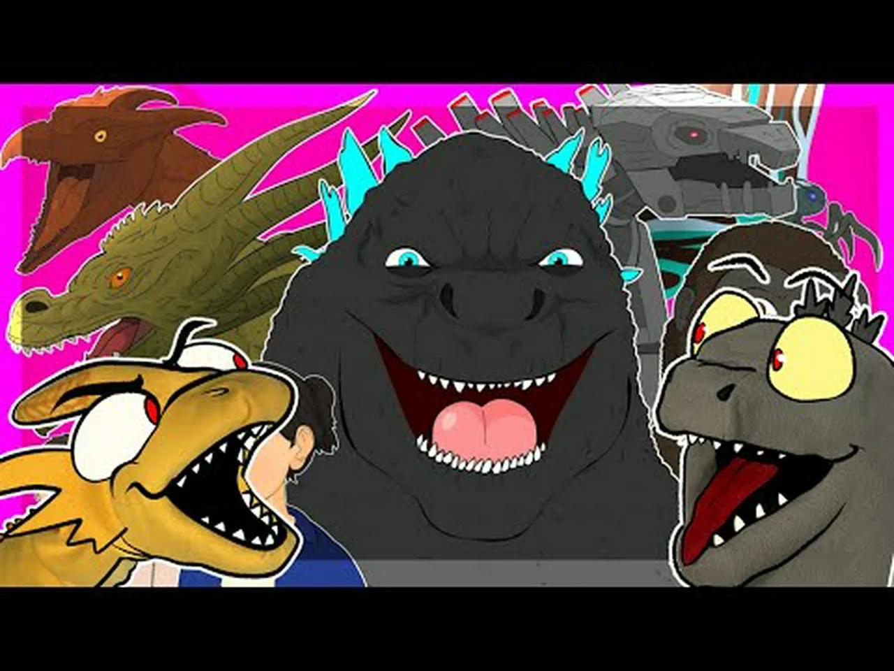 Godzilla & Ghidorah React to ♪ Entire GODZILLA THE MUSICAL Animated ...