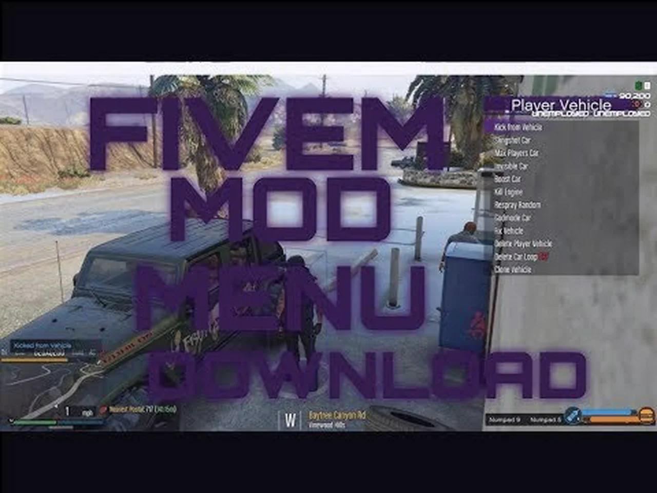 FIVEM MOD MENU | FREE FIVEM MOD MENU DOWNLOAD | UNDETECTED 2022