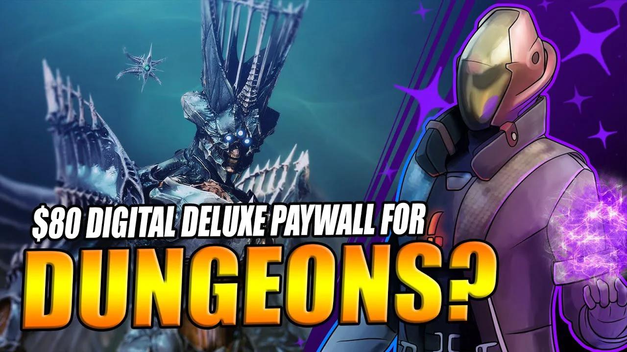 Destiny 2 | New Dungeons Locked Behind $80 Digital Deluxe Edition