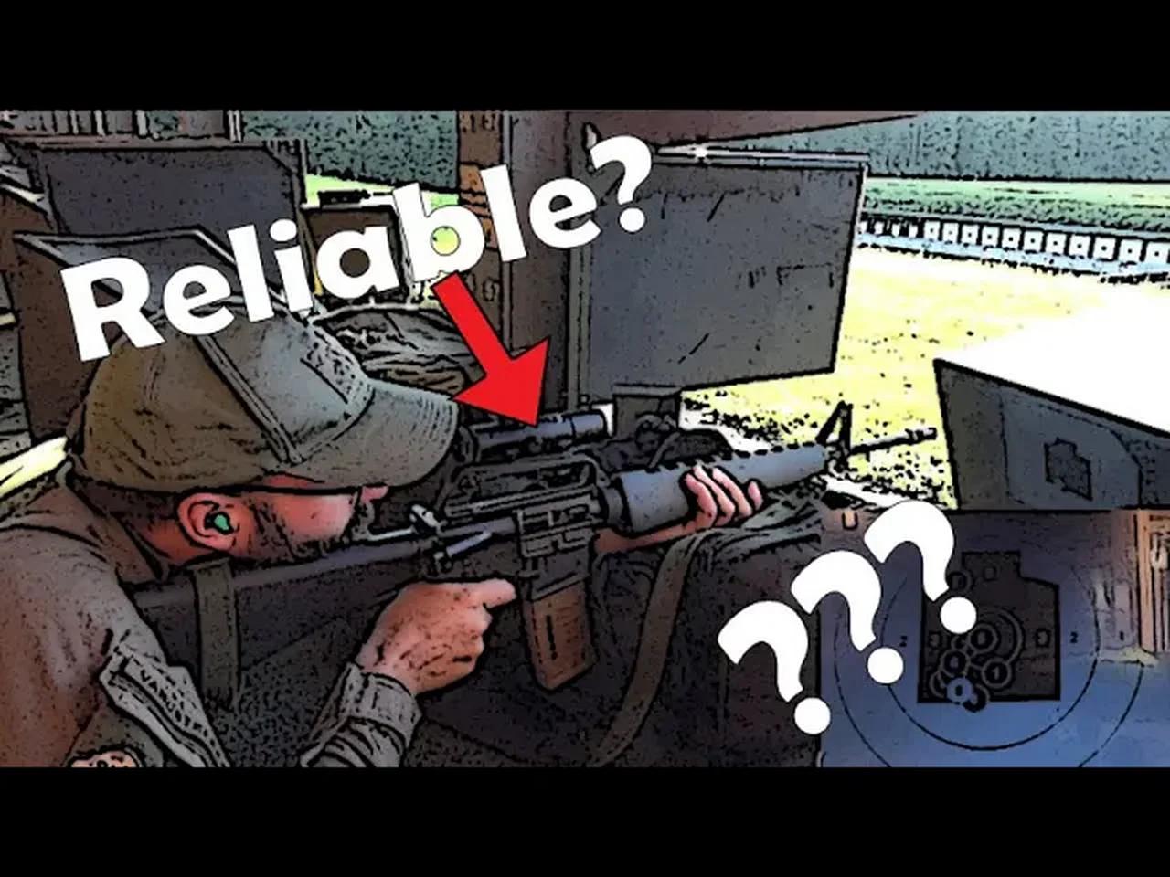 Brownells Retro 4x AR15/M16 Carry Handle Scope: reproducible elevation ...