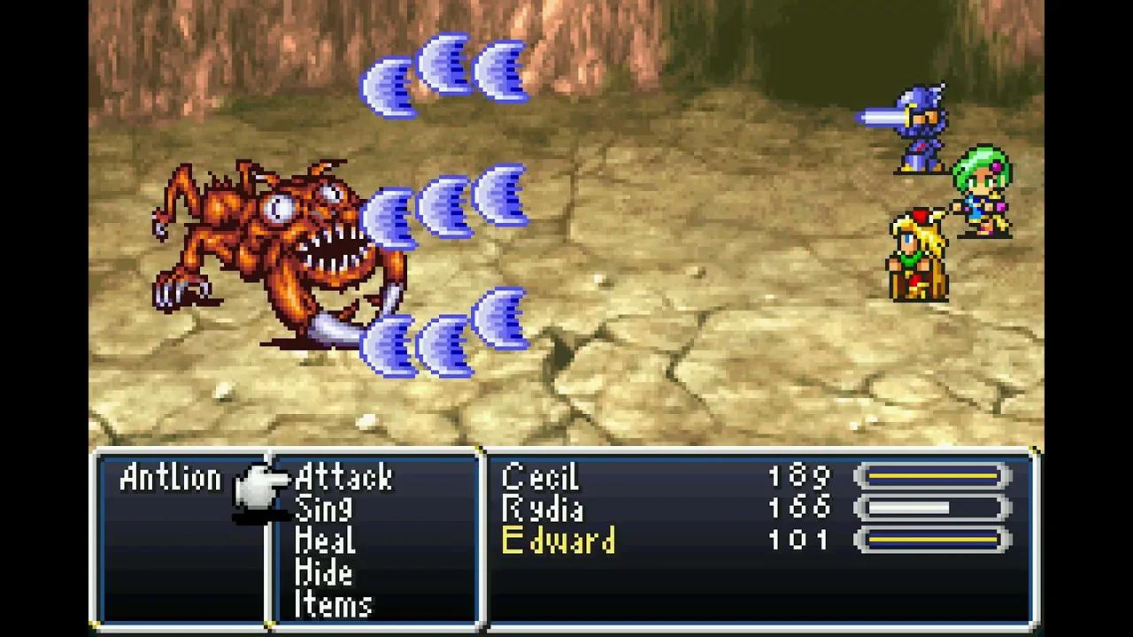 Final Fantasy IV Advance - Antlion's Den - Antlion