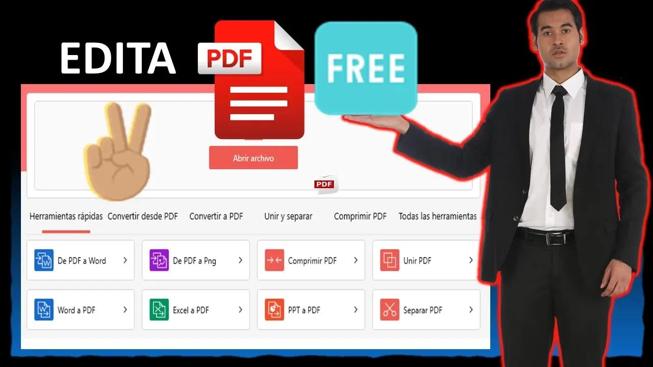 Este es el mejor programa para editar un PDF en PC 🖥 Gratis 100% 🆓
