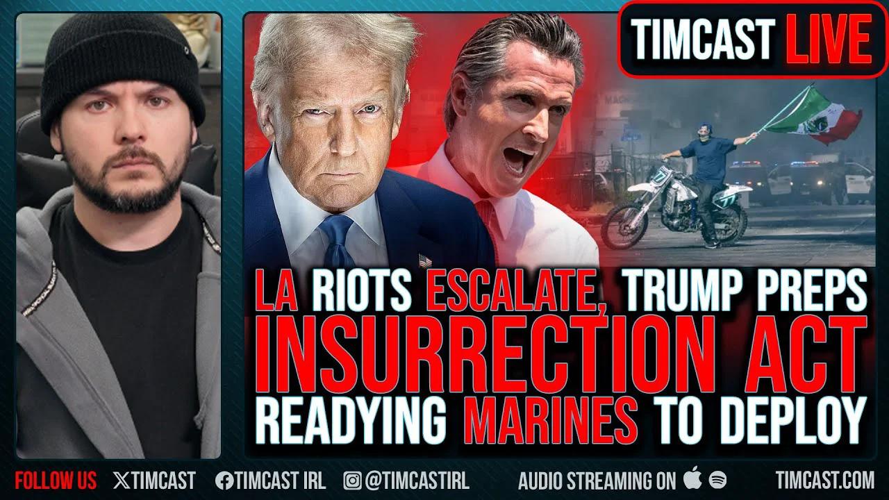 Trump Readies INSURRECTION ACT As Democrats DECLARE WAR Over LA Riots ...
