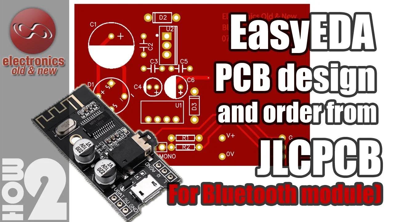 EasyEDA PCB design and order from JLCPCB