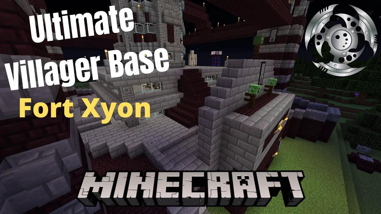 The Ultimate Villager Base, Fort Xyon | Minecraft Java 1.15
