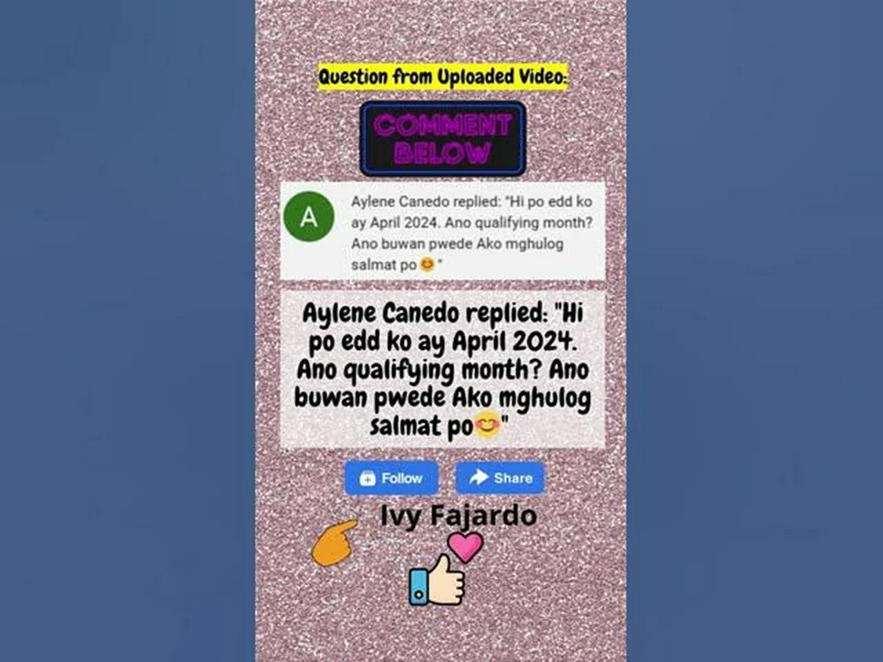 SSS | APRIL 2024 ang EDD | Magkano ang Maternity Benefits | Paano ang ...