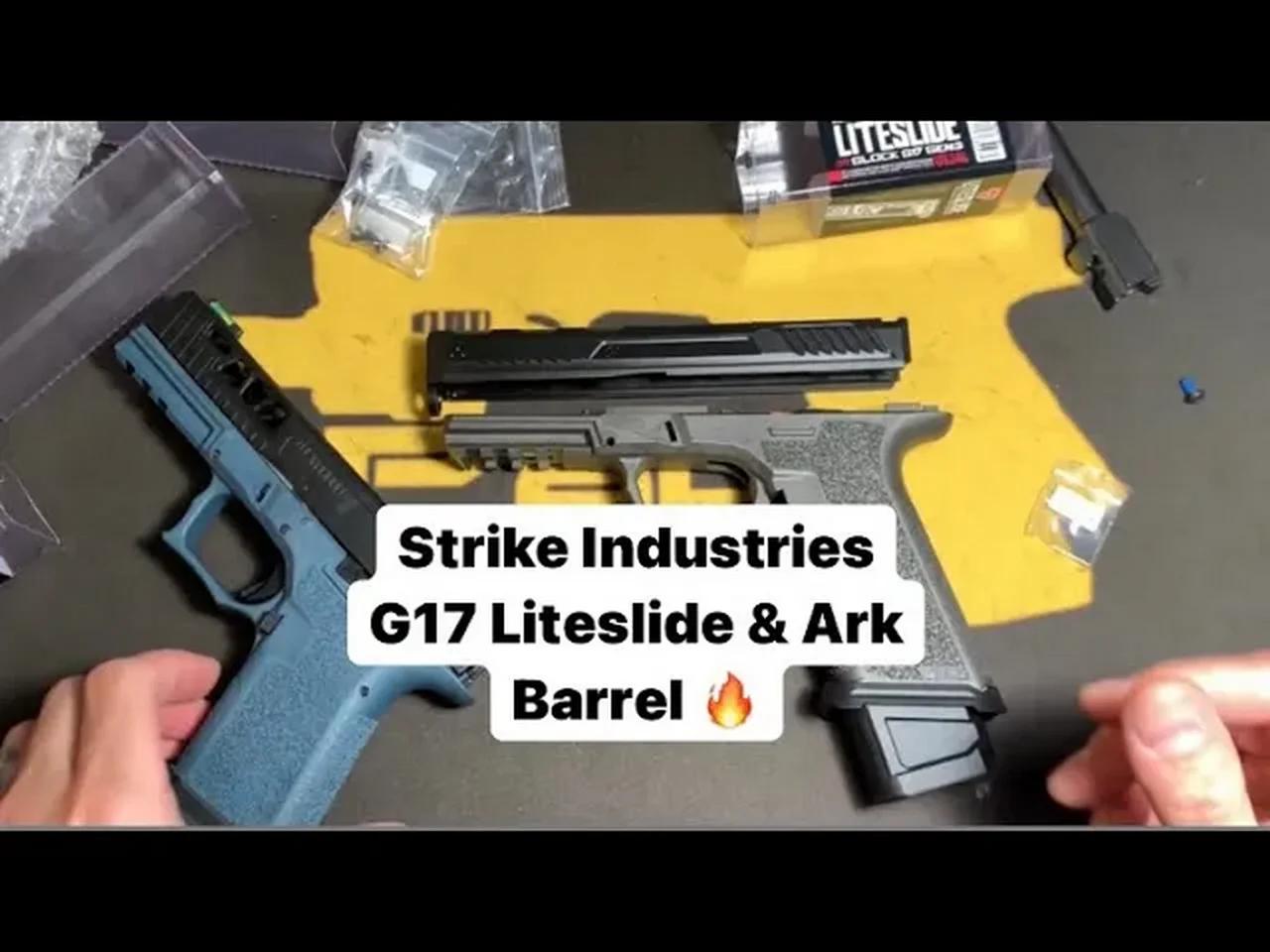Unboxing G17 Liteslide and Ark Barrel Strike Industries