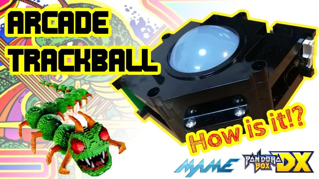 FULL SIZED 3" INCH Arcade Trackball Review - Pandora Box DX / EmuELEC