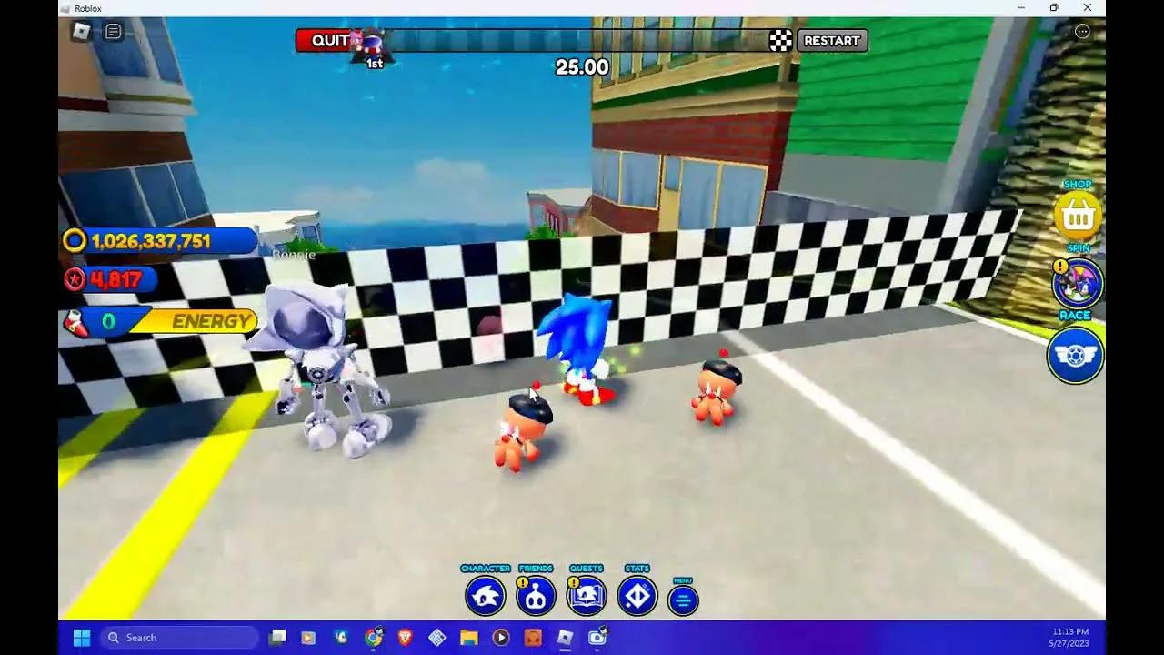 Sonic Gaming Sonic Speed Simulator Races Update Roblox