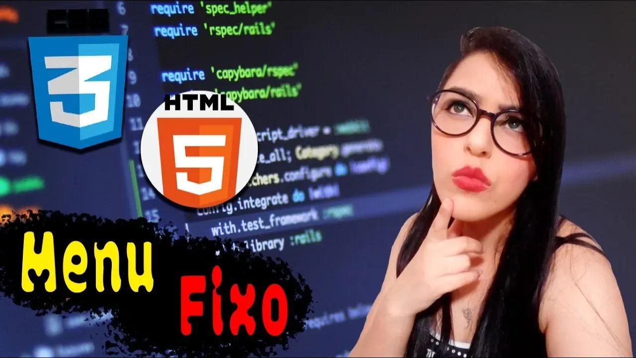 Como Criar um Menu Fixo 2021