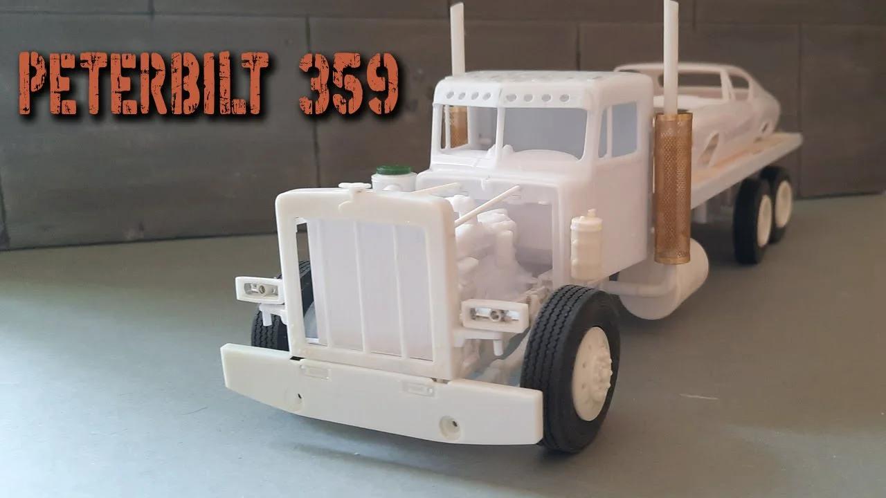 Build model truck Peterbilt 359 hot rod - Construction maquette camion ...