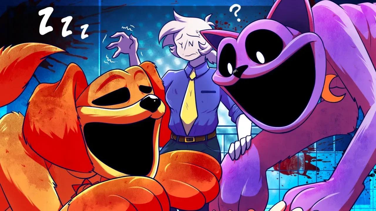 Poppy's Angel X DogDay X CatNap's Nightmare LOVE | Poppy Playtime ...