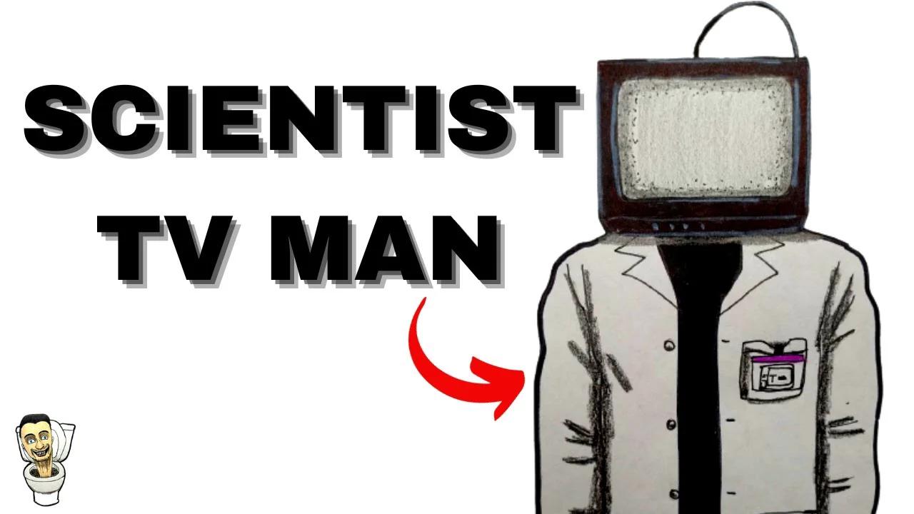Cómo DIBUJAR al📺CIENTIFICO TV MAN del TOILET 66 (Skibidi Toilet) How to DRAW SCIENTIST TV MAN