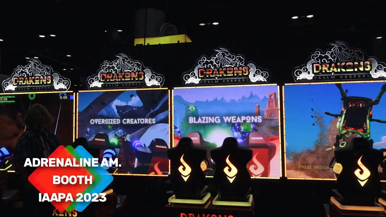 IAAPA 2023: The Arcade Games At The Adrenaline Amusements Booth