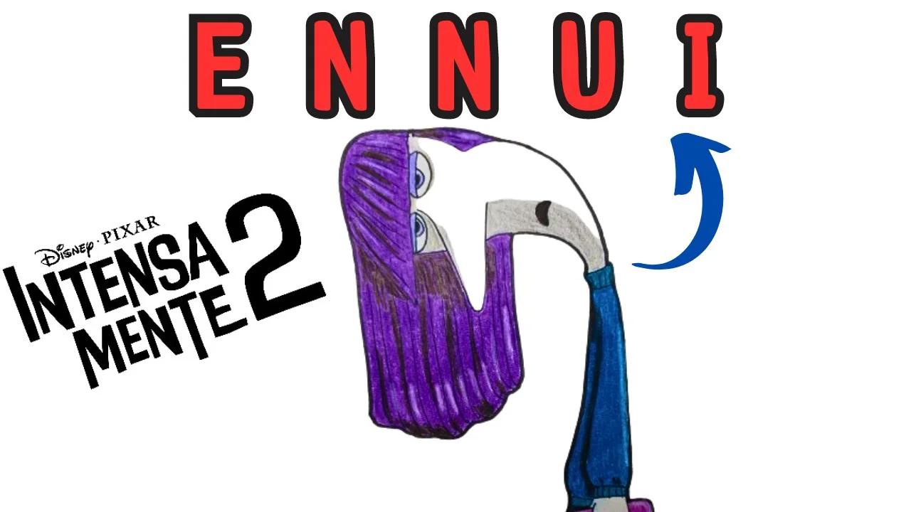 Como DIBUJAR a ABURRIMIENTO (Ennui) de INTENSAMENTE 2 / How to DRAW ENNUI from INSIDE OUT 2