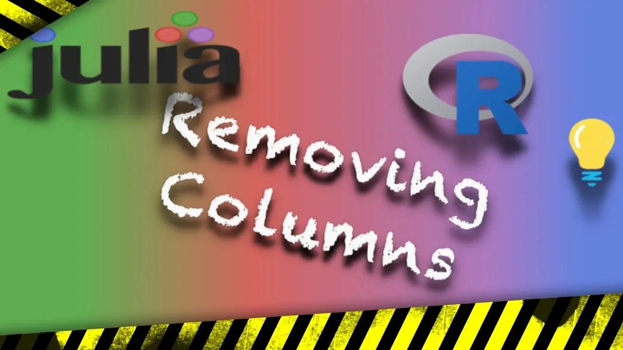 13 Removing Dataframe Columns Shorts Julia And R Programming 