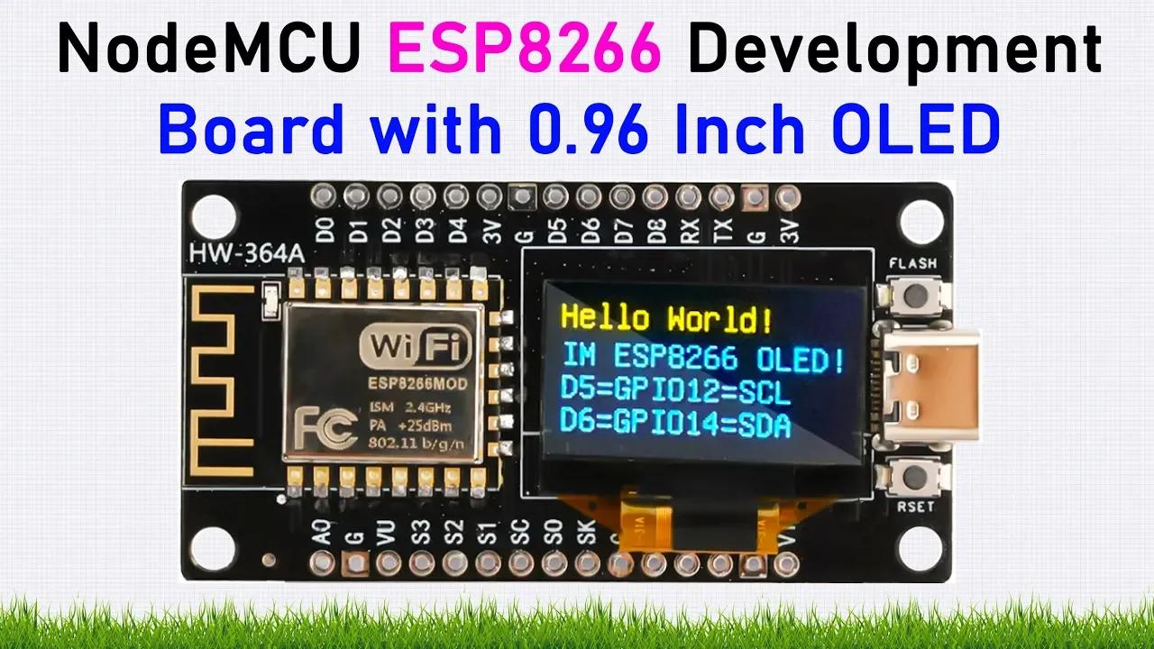 How to Set Up NodeMCU ESP8266 with 0.96 Inch OLED Display | Beginner Tutorial