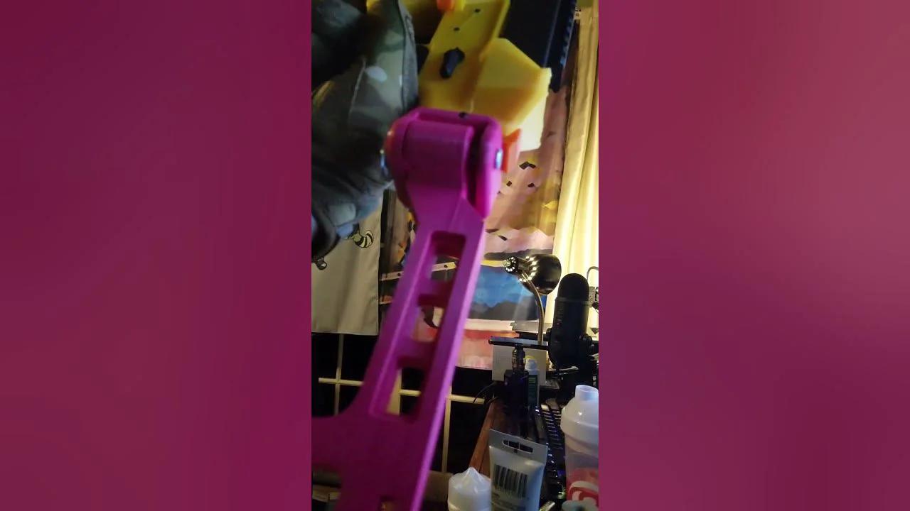 3D printed Mac-11 with folding brace