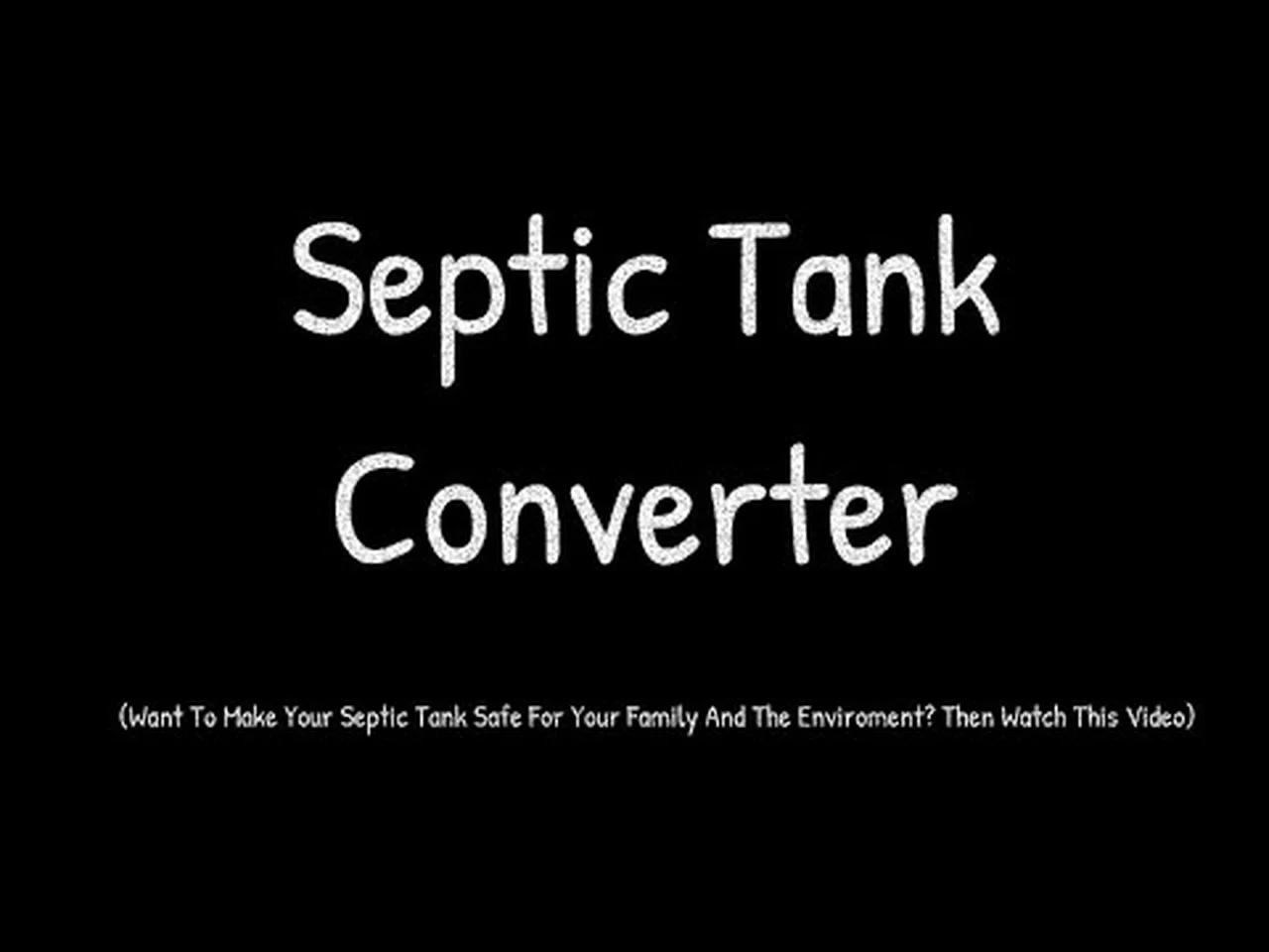 Septic Tank Conversion Unit Cost - septic tank aeration system – hydra ...