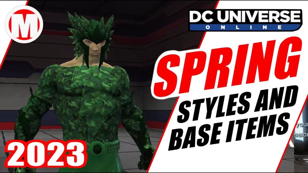 DCUO Spring Styles and Base Items 2023