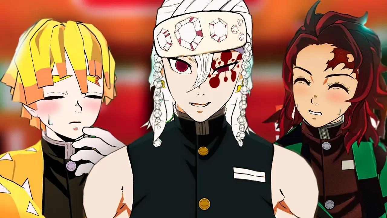 Tengen Uzui leva Tanjiro para o Distrito do Entretenimento no Demon ...